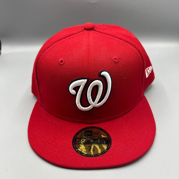 New Era | Accessories | Washington Nationals Hat Men 7 38 Red 59fifty ...